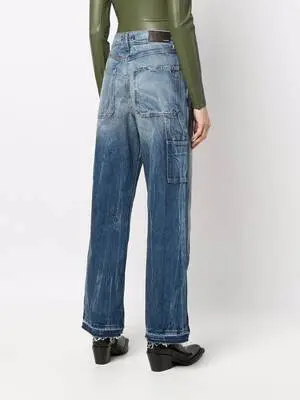 Amiri Bleached-wash Jeans - Blue