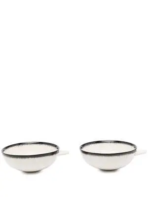 ANN DEMEULEMEESTER X SERAX X Serax Set Of Two Espresso Cups - White