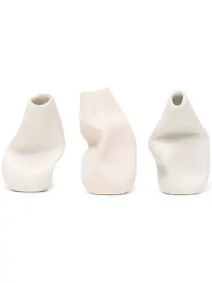 Completedworks Sculpted Vases Set Of 3 - Neutrals