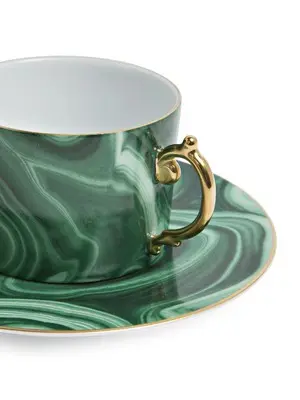 L'Objet Malachite Tea Cup Set