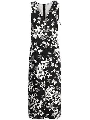 Red Valentino Butterfly-print Jumpsuit - White