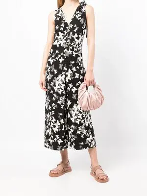 Red Valentino Butterfly-print Jumpsuit