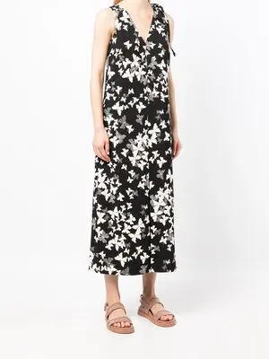Red Valentino Butterfly-print Jumpsuit