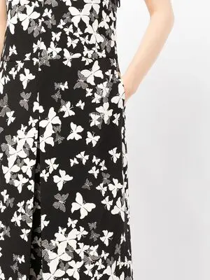 Red Valentino Butterfly-print Jumpsuit