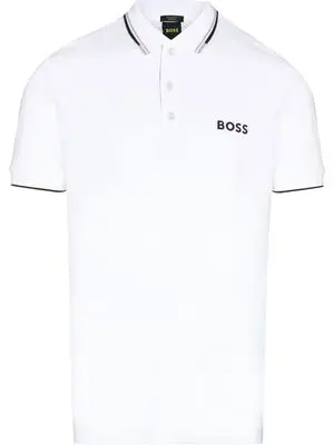 BOSS Paddy Pro Logo Polo Shirt - White