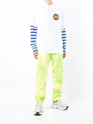 COUNTY OF MILAN Layered Logo-print Hoodie