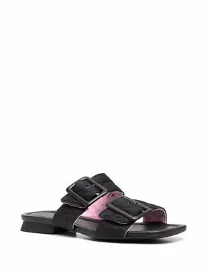 Camper Casi Myra Buckle Sandals - Black