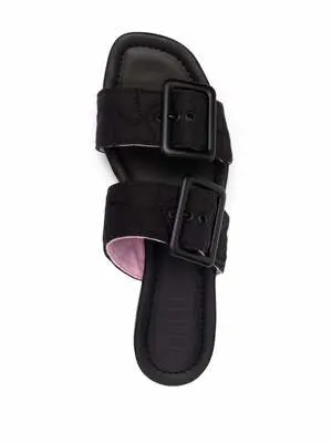 Camper Casi Myra Buckle Sandals - Black
