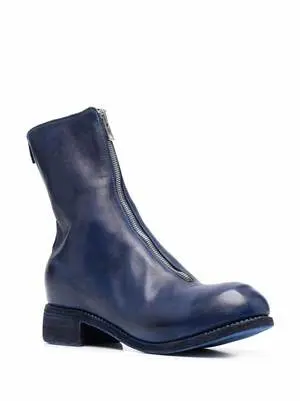 Guidi Front-zip Round-toe Boots