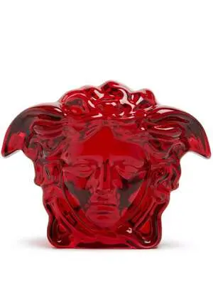 Versace Medusa Lumiere Crystal Paperweight - Red