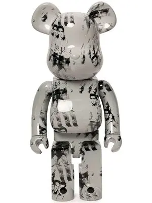 MEDICOM TOY Be@rbrick Andy Warhol's Elvis Presley 1000% Figure - Grey