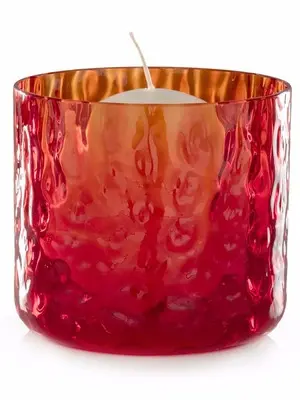 VENINI Night In Venice Candle Holder - Red