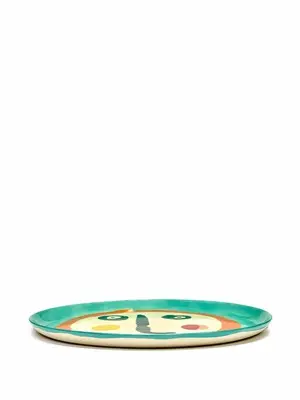 SERAX Feast Face 2' Abstract-print Serving Plate