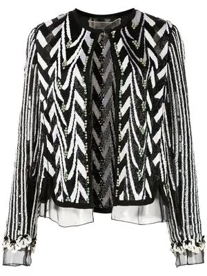 Giambattista Valli Bead-embroidered Sequin Jacket