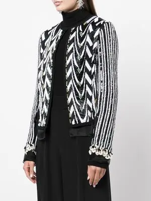 Giambattista Valli Bead-embroidered Sequin Jacket