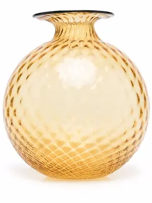 VENINI Monofiori Balloton Glass Vase - Yellow
