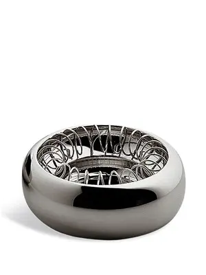 ALESSI Spiral Design Ashtray - Silver