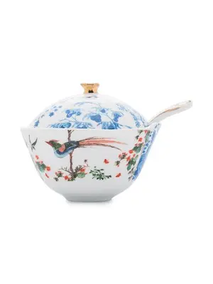 SELETTI Maurilia Hybrid Sugar Bowl - White