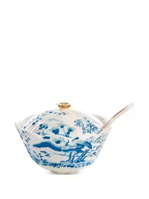 SELETTI Hybrid Maurilia Sugar Bowl - White