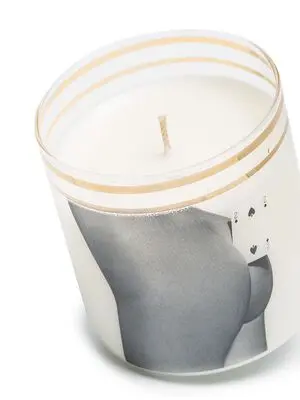 SELETTI Two Of Spades Glass Candle