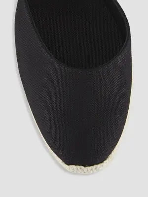 CastaÑer Carina Espadrille Wedges - Black