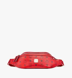 Mcm MCM Fursten Belt Bag In Visetos Monogram Candy Red