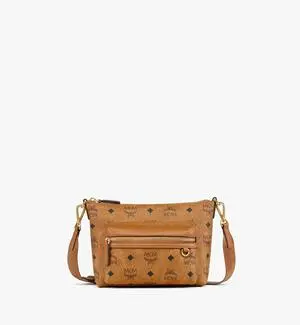 Mcm Aren Crossbody Bag - Cognac