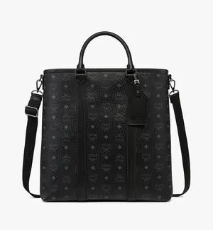 Mcm Visetos Aren Tote - Black