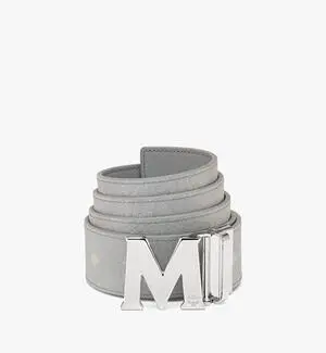 Mcm MCM Claus Reversible Belt Misty Gray Visetos