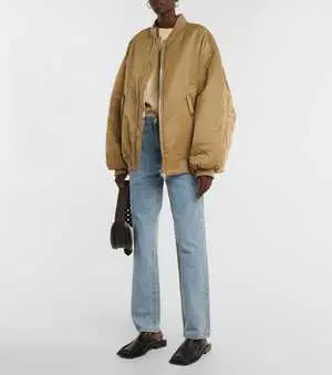 THE FRANKIE SHOP Astra Technical Bomber Jacket - Green