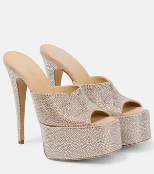 Paris Texas Holly Marina Embellished Sandals - Purple