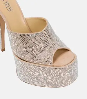Paris Texas Holly Marina Embellished Sandals - Purple