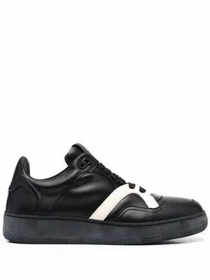 HUMAN RECREATIONAL SERVICES Two-tone Leather Sneakers
