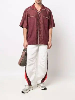MARINE SERRE Side-stripe Track Pants