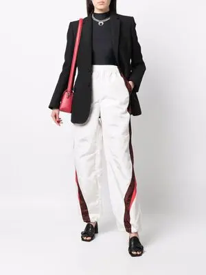 MARINE SERRE Side-stripe Track Pants