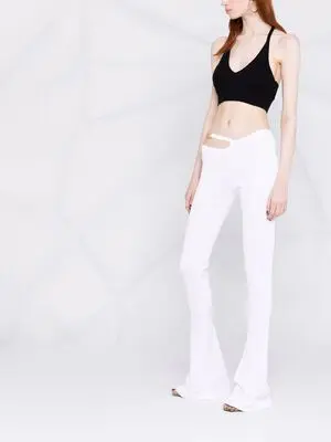 Balmain Cut-out Bootcut Leggings