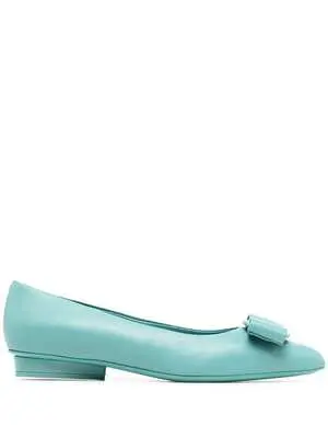 FERRAGAMO Viva Ballerina Shoes - Blue
