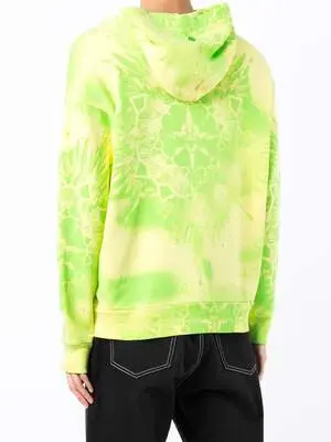 COUNTY OF MILAN Marcelo Burlon Tie-dye Cotton Hoodie