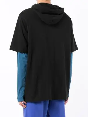 COUNTY OF MILAN Logo-print Layered Hoodie