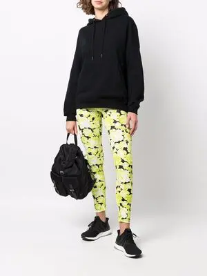 MSGM High-waist Floral Leggings