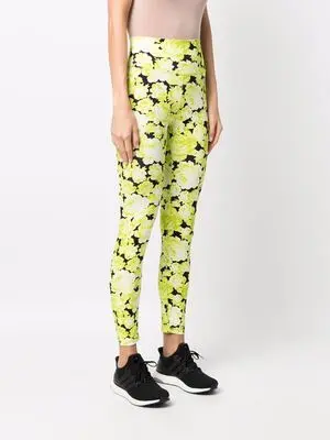 MSGM High-waist Floral Leggings