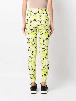 MSGM High-waist Floral Leggings