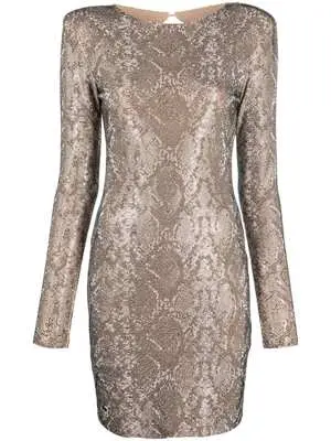 Philipp Plein Button Detailed Dresses