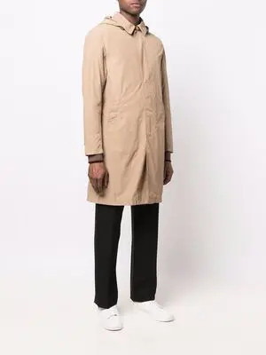 Herno Hooded Cotton Parka Coat