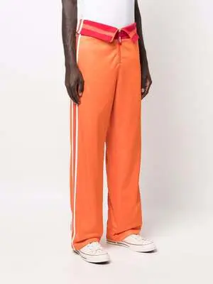DIESEL® High-waisted Straight-leg Track Pants