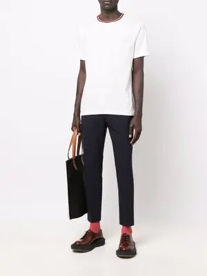 Paul Smith Contrast-trim T-shirt - White