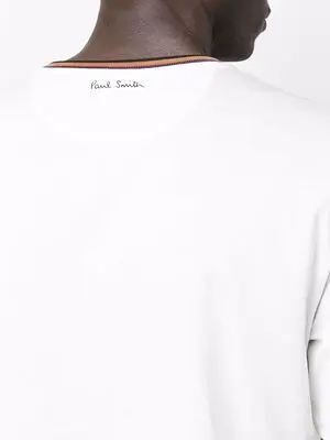 Paul Smith Contrast-trim T-shirt - White