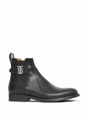 Burberry Luke Monogram-motif Chelsea Boots
