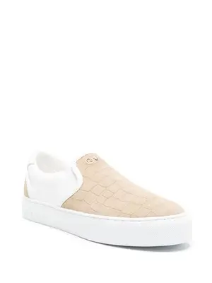 HIDE&JACK Fuji Croco Sneakers - Neutrals
