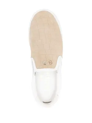 HIDE&JACK Fuji Croco Sneakers - Neutrals